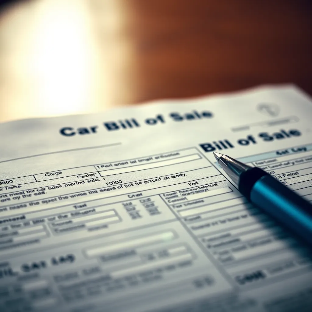 Key Elements to Include in a Car Bill of Sale
