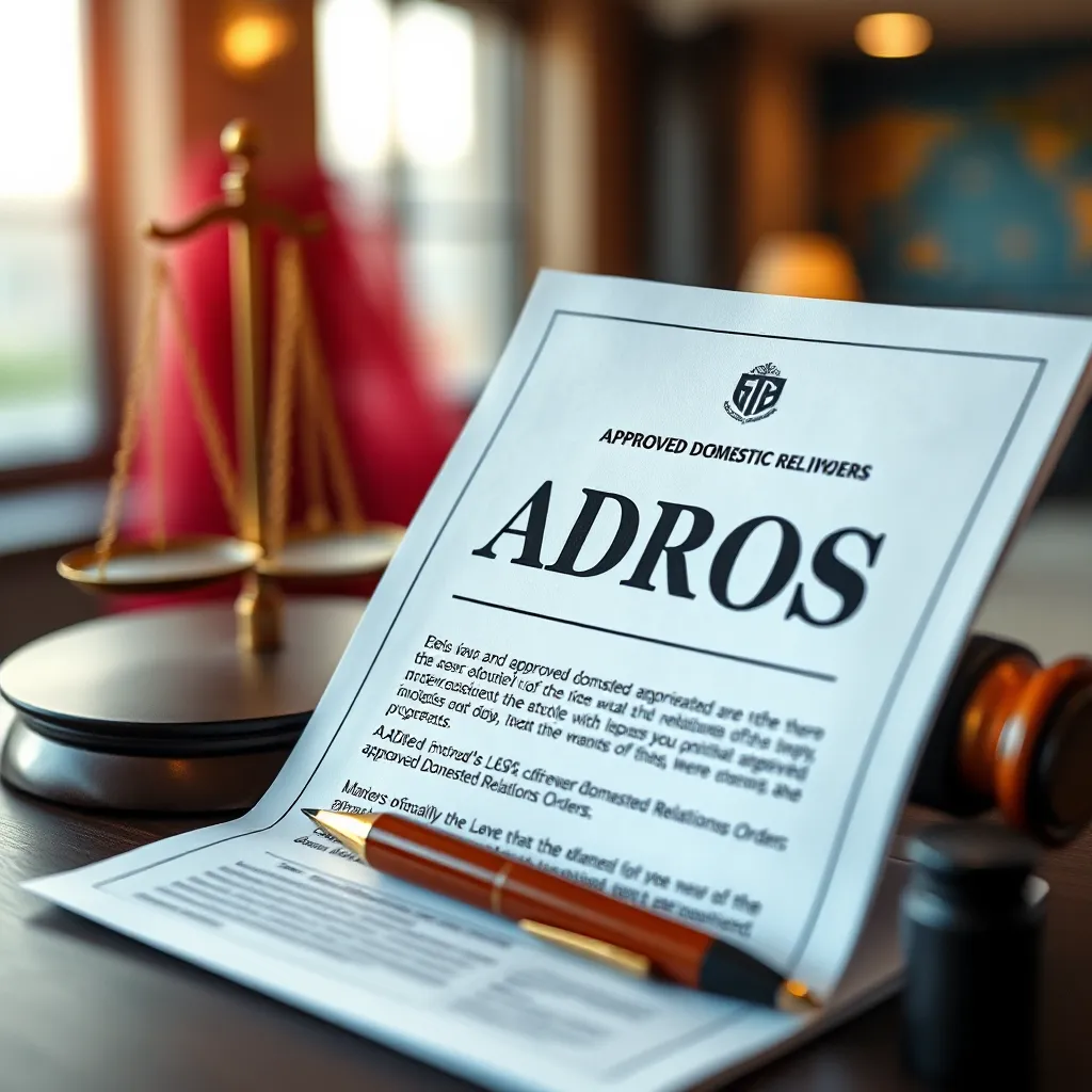 Understanding Approved Domestic Relations Orders