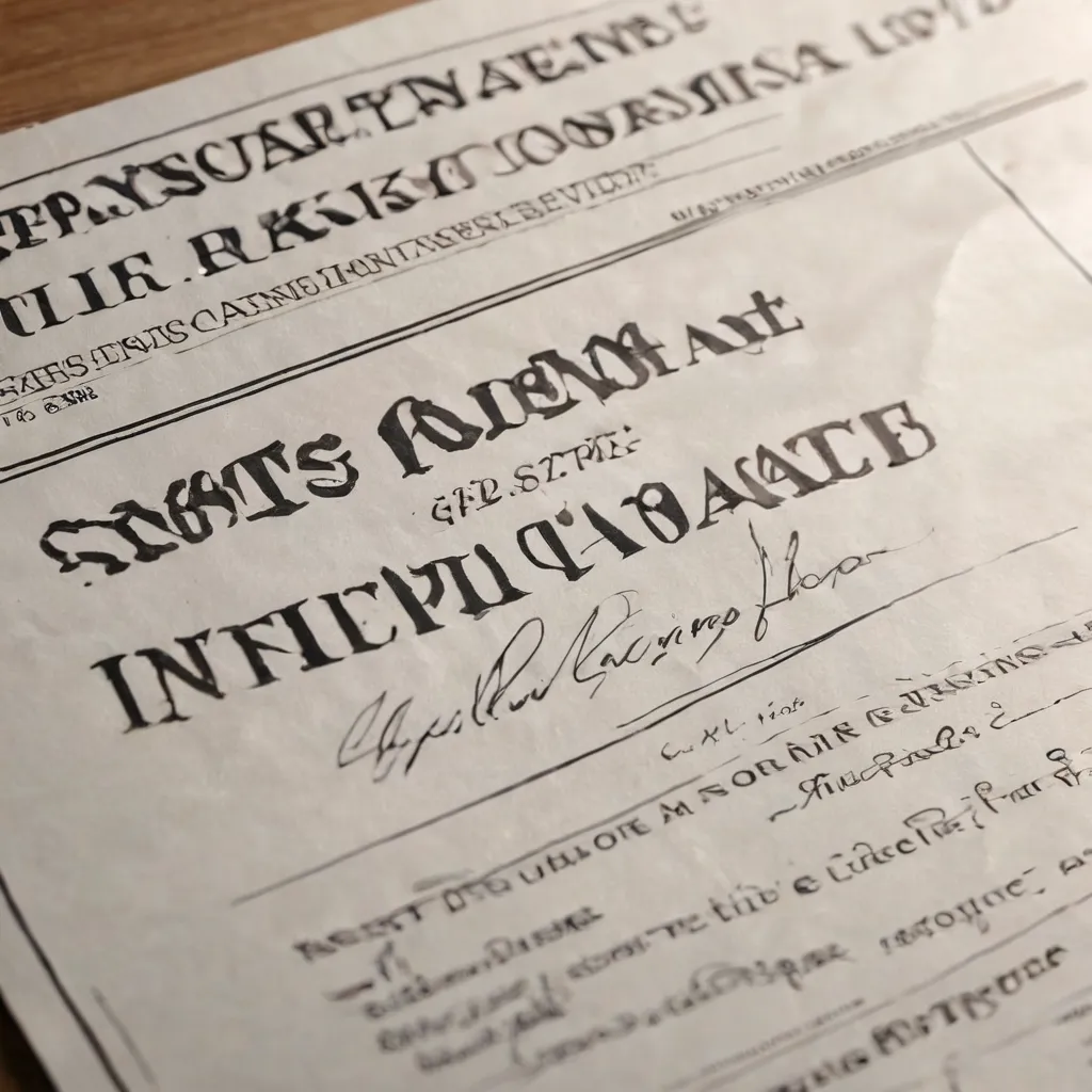 Understanding Insurance Policy Certificates